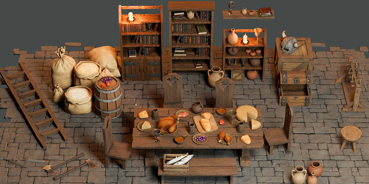Membuat Scene Ilustrasi Lebih Nyata dengan Props Blender 3D ...